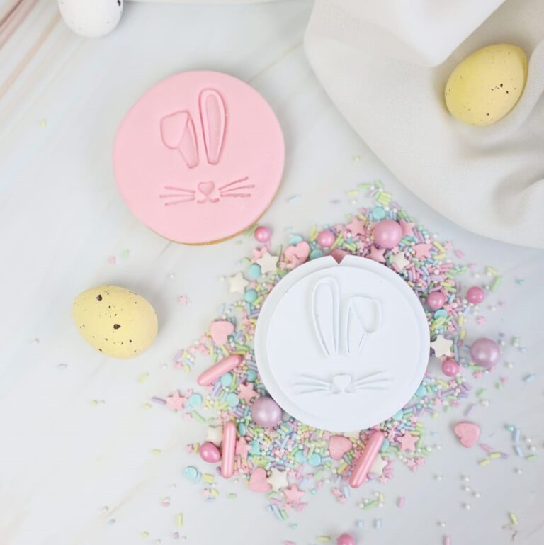 Koekstempel - Haas met hartjes neus